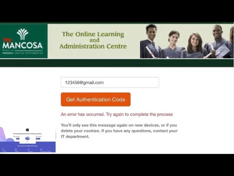 Can’t access Mancosa webinar? Try this | 2 minutes step by step guide
