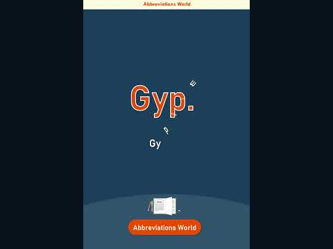 Gyp Abbreviation stands for, Gyp Abbreviation Full Form, What does Gyp mean #shorts