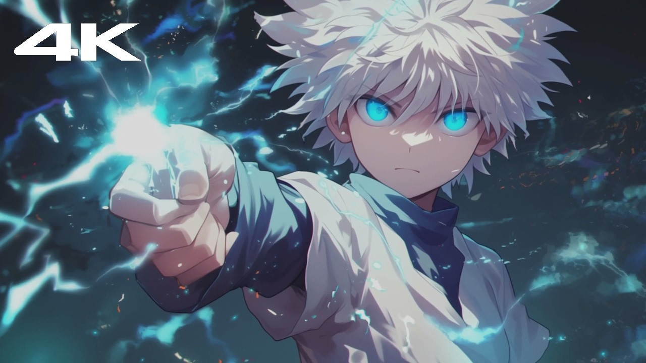 1 Hour loop - 4k HD - HxH Killua Zoldyck Live Wallpaper & Screensaver #anime
