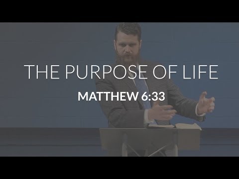 The Purpose of Life (Matthew 6:33)