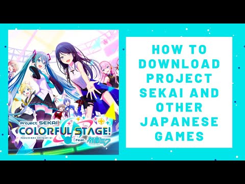 how to download project sekai for ios! (JAPANESE VERSION - READ DESCRIPTION)
