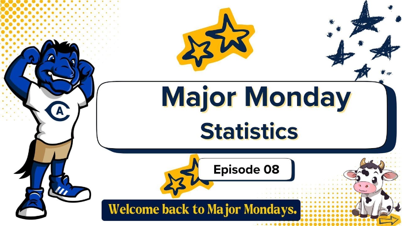 Major Mondays: Statistics