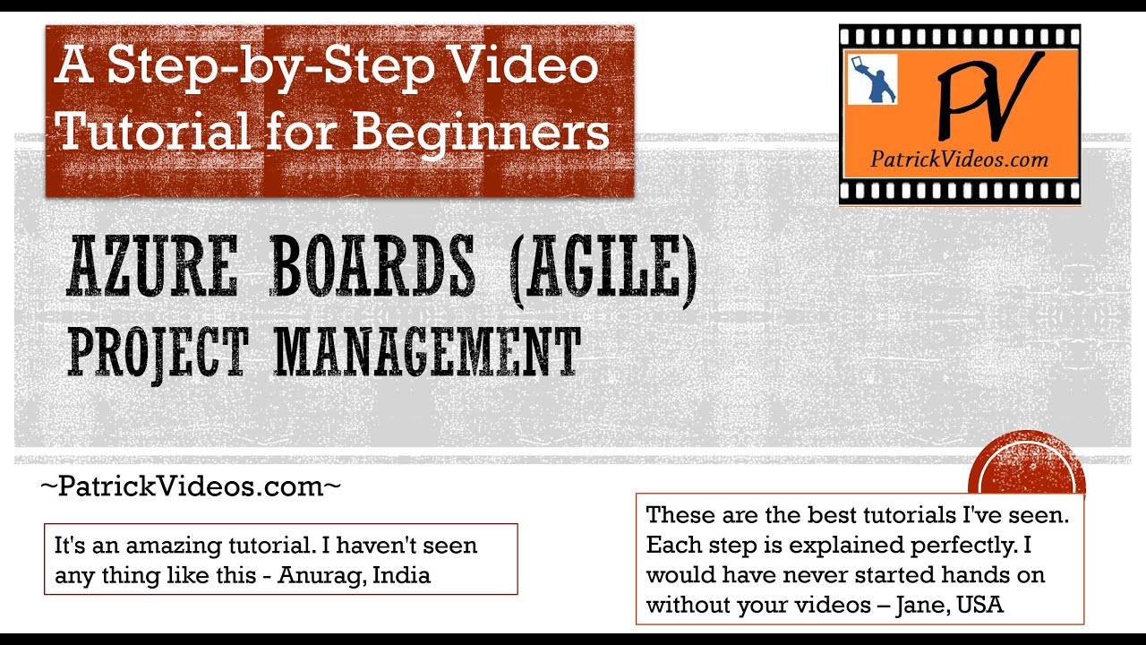 Azure DevOps Boards project management Agile template