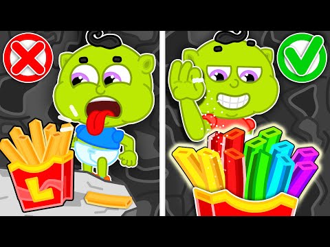 LionET | Fried Potato Challenge | Cartoon for Kids