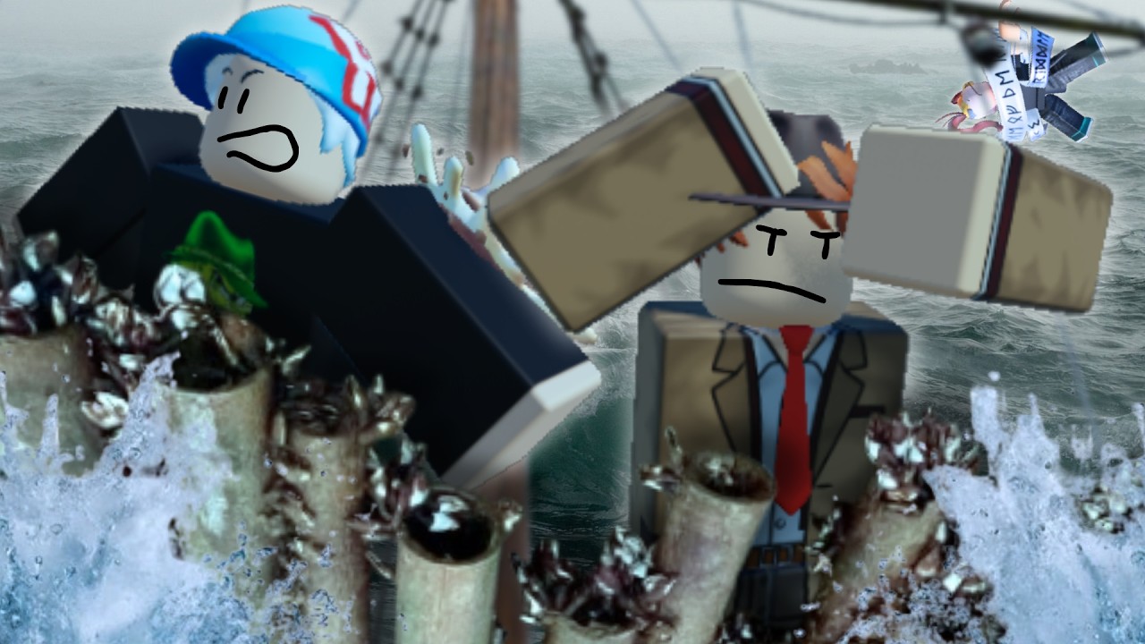 BARELY SURVIVING ON A RAFT | Roblox Rusty Rafts