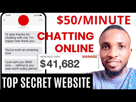 Earn $500 per day chatting with lonely people in this 3 secret websites