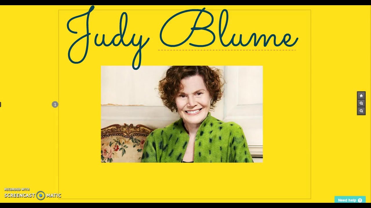 Author Study: Judy Blume
