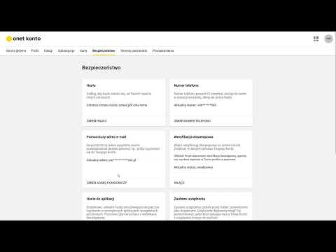 Pomocniczy adres e-mail i telefon w Onet Poczta - odzyskiwanie hasła i konta