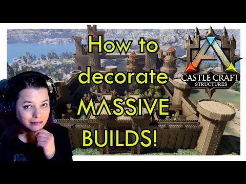 Decorating the BIGGEST CASTLE EVER in Ark?! | Ark Survival Ascended