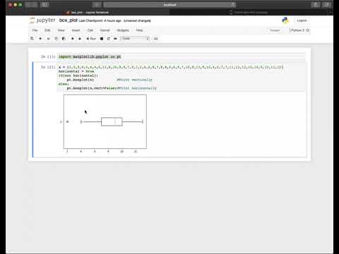 How to create a box Plot in Python