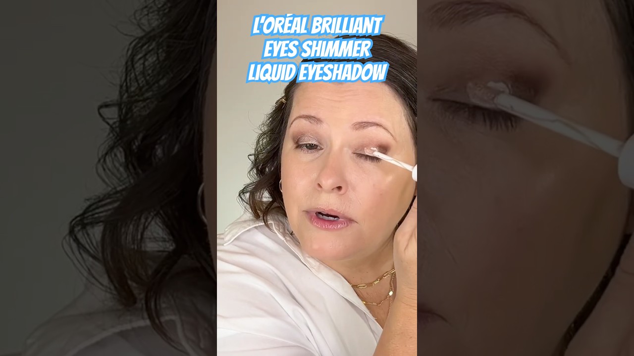 L’Oreal Brilliant Eyes Shimmer Liquid Eyeshadow - I’m impressed! #makeup #liquideyeshadow