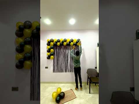 Balloon arch | balloon decoration idea | happy birthday ???? |