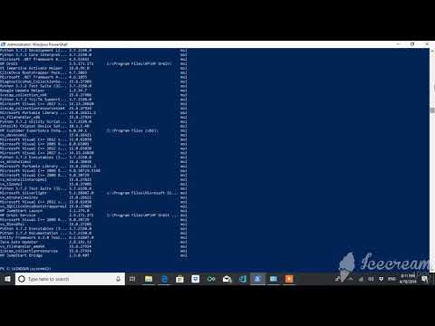 PowerShell | Programs and updates installed on local system