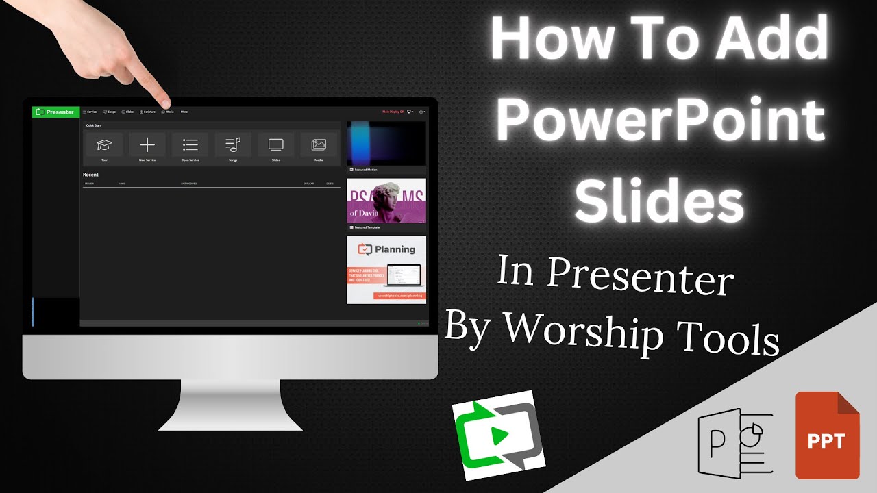 How To Upload Power Point Slides To Presenter By Worship Tools
