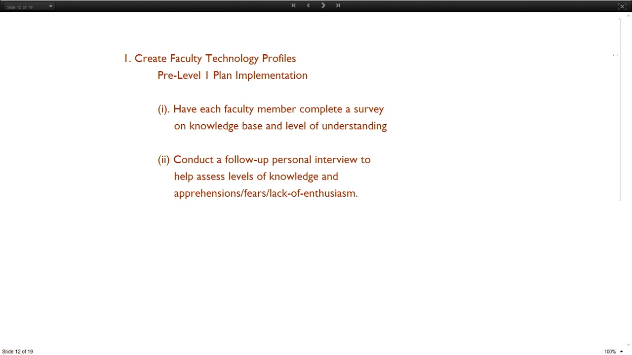 Developing and Implementing a Technology Plan for Education