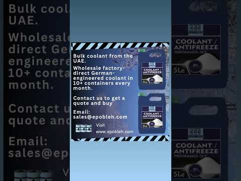 Bulk coolant in the UAE #import #coolant