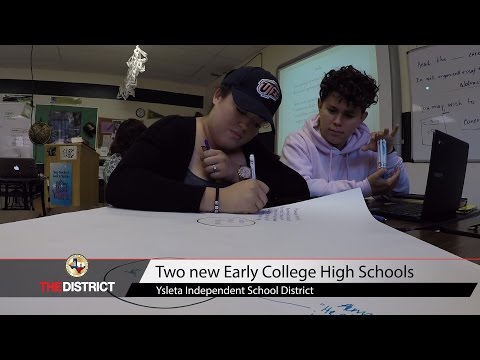 YISD, EPCC announce designation of two new Early College High Schools
