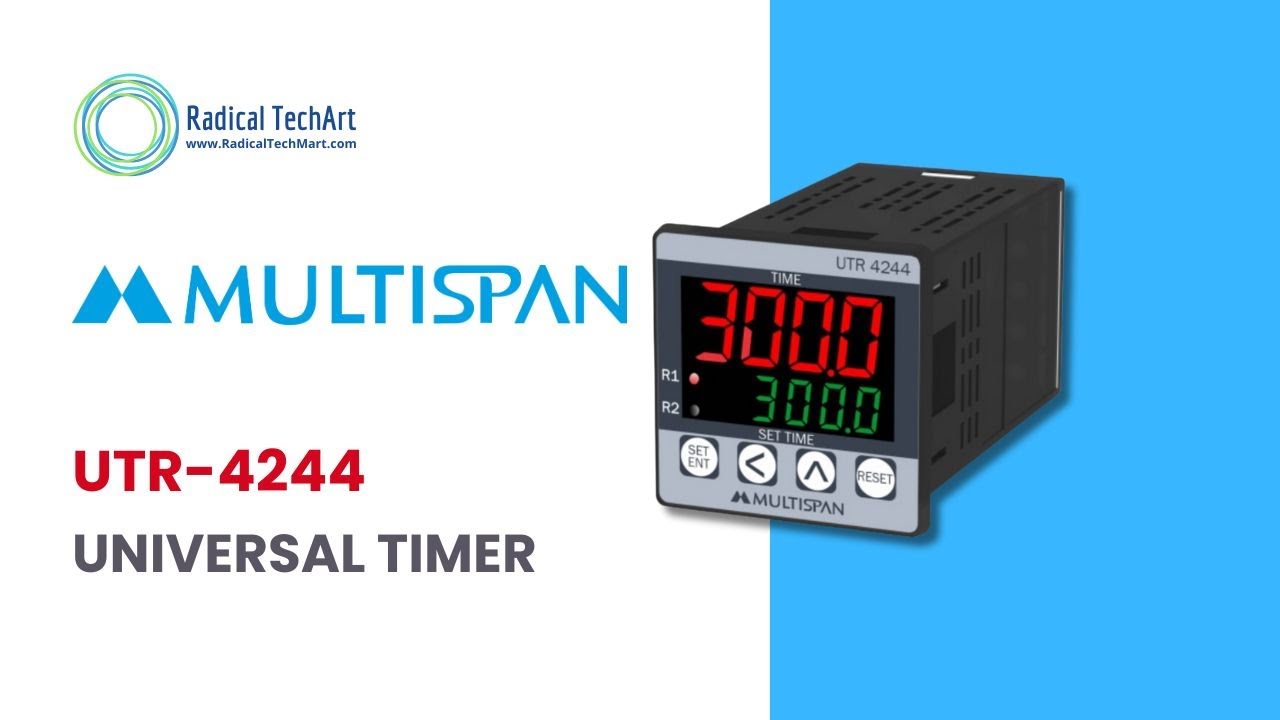 Multispan UTR-4244 Universal Temperature Controller | Wiring & Settings