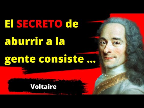 Las MEJORES FRASES de VOLTAIRE en español | Frases y Citas Celebres