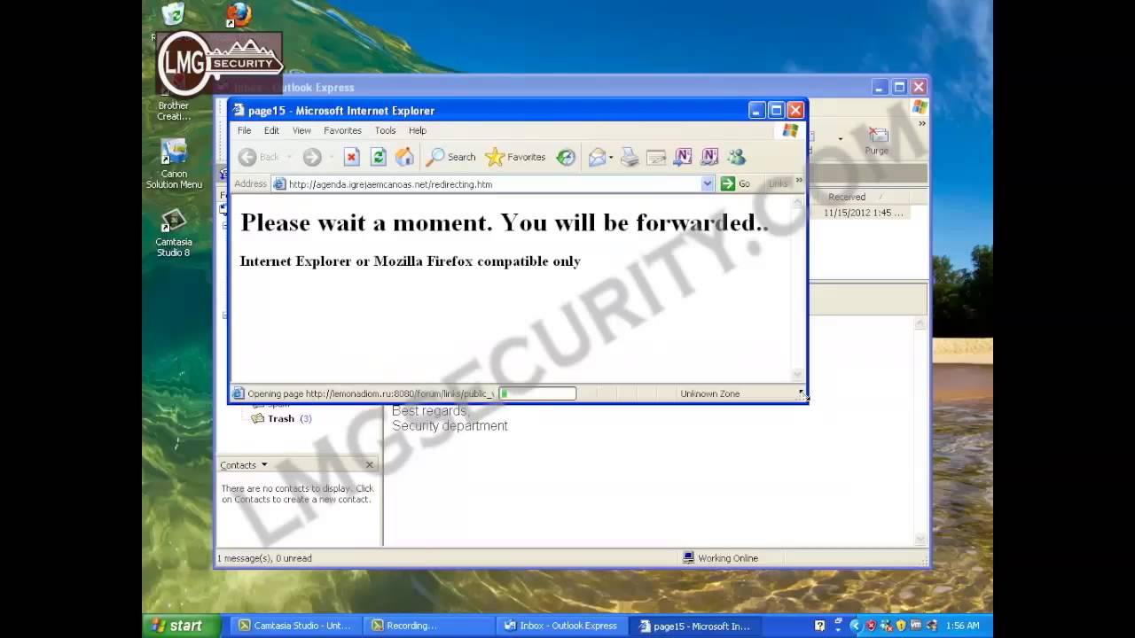 Blackhole Exploit Kit Phishing Attack
