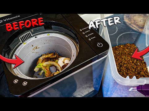 how to use the Vitamix Food Cycler - Turn food scraps to fertilizer