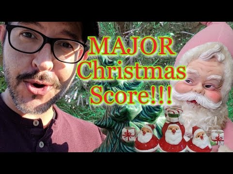 EPIC Vintage Christmas Score - Vintage & Antique Mall Shop With Me - Reselling & Collecting