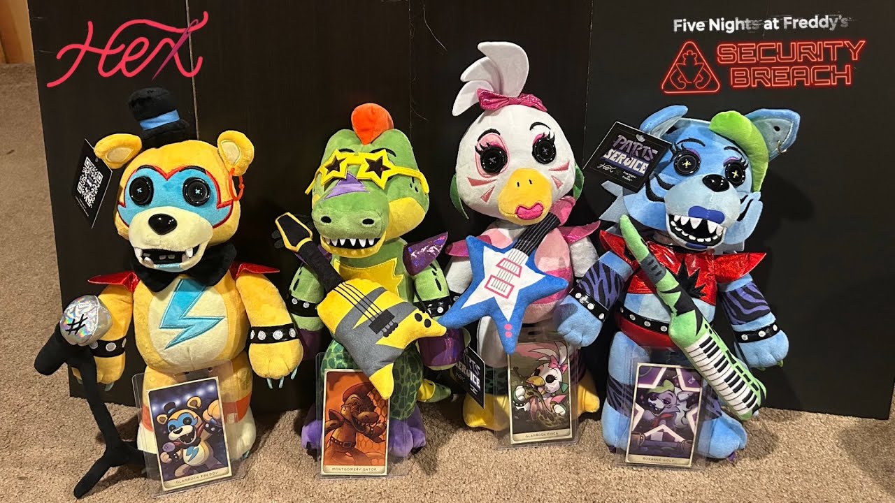 FNaF HEX Security Breach Plush Review!