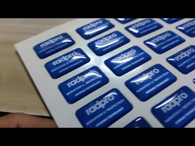 Dome Stickers - Epoxy Dome Sticker Manufacturer from Indore