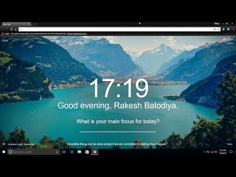 How to add momentum Google chrome