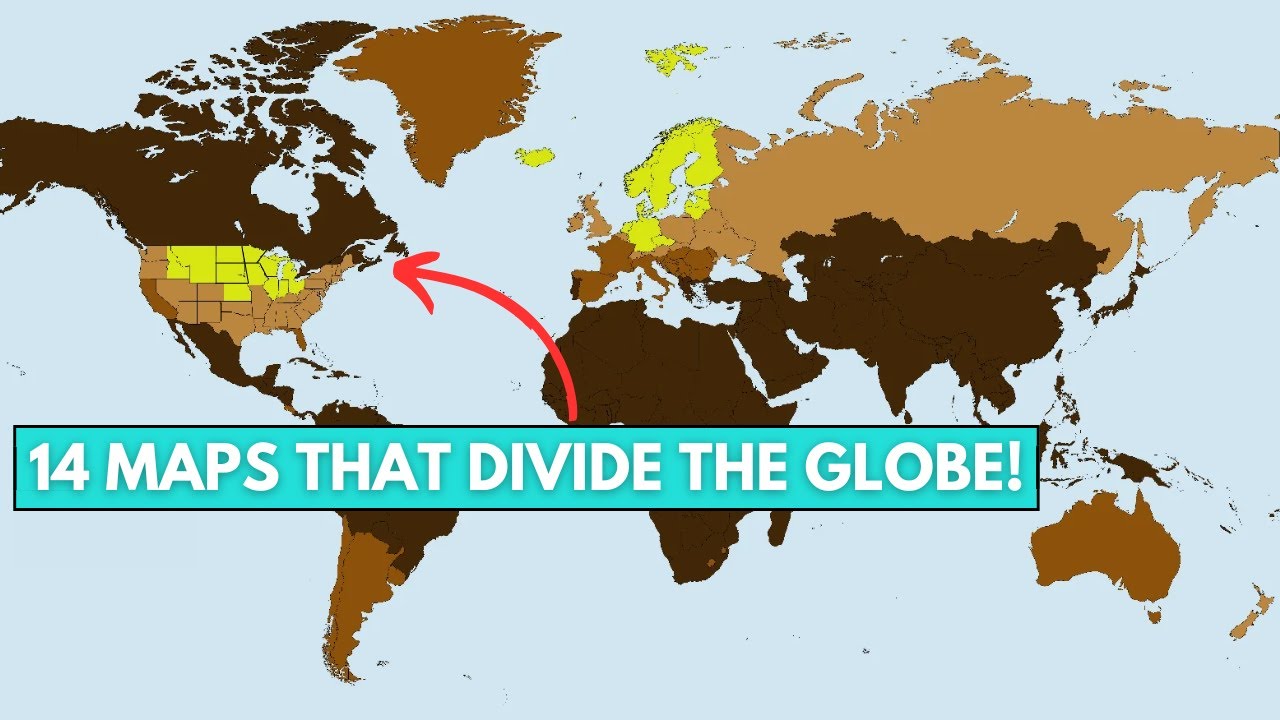14 Maps That Will Change your view of the World!