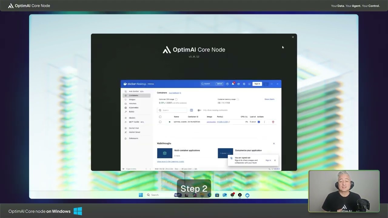 OptimAI Core Node: Windows User Manual