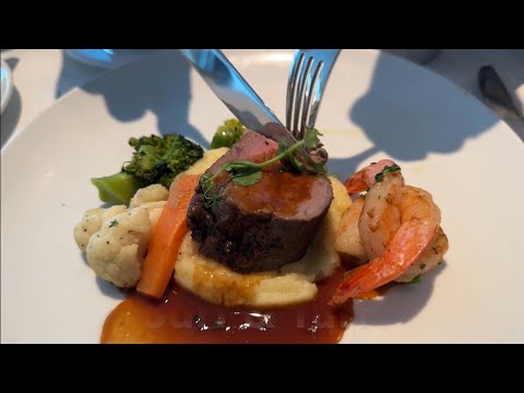 Sun Princess Cruise - Mediterranean trip - main dining menu selection