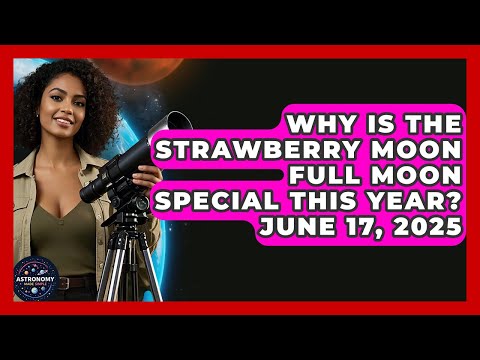 Why Is the Strawberry Moon Full Moon Special This Year? June 17, 2025 | Astronomy Made Simple