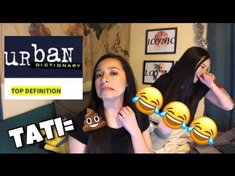 SEARCHING NAMES ON URBAN DICTIONARY