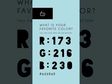 Light Blue - WHAT IS YOUR FAVORITE COLOR? - (SHORTS)