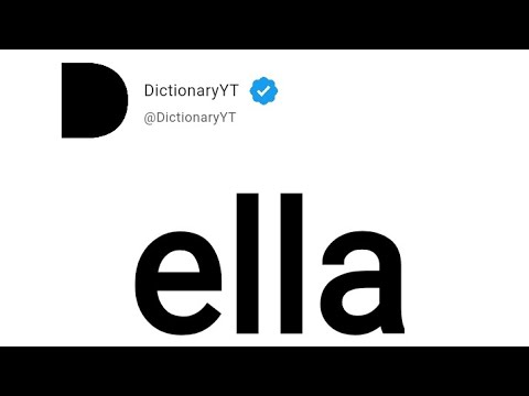 ella Meaning in English