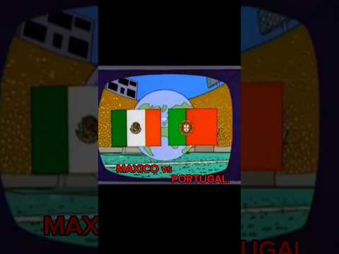 SIMPSONS PREDICTED FIFA WORLD CUP FINAL 2026☠️🔥||PORTUGAL🇵🇹 VS MAXICO🇲🇽 #football #simpsons #shorts