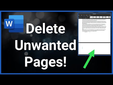 How To Delete Extra Pages In Microsoft Word