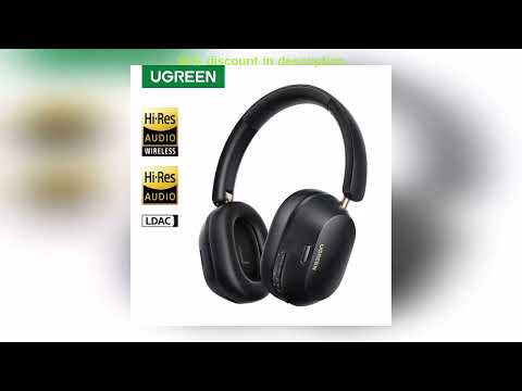 #UGREEN Choice Max5c Wireless Bluetooth Headphones 43dB Active Noise Cancellation Hi-Res LDAC 75