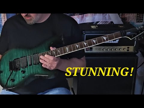 RARE! ESP LTD M350 2000s - Green burst | Reverb