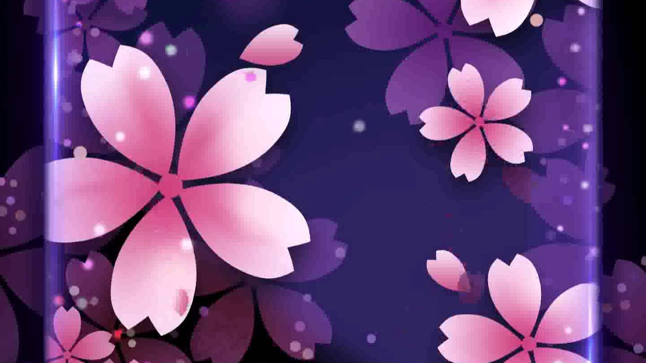 cherry blossom texture Animated