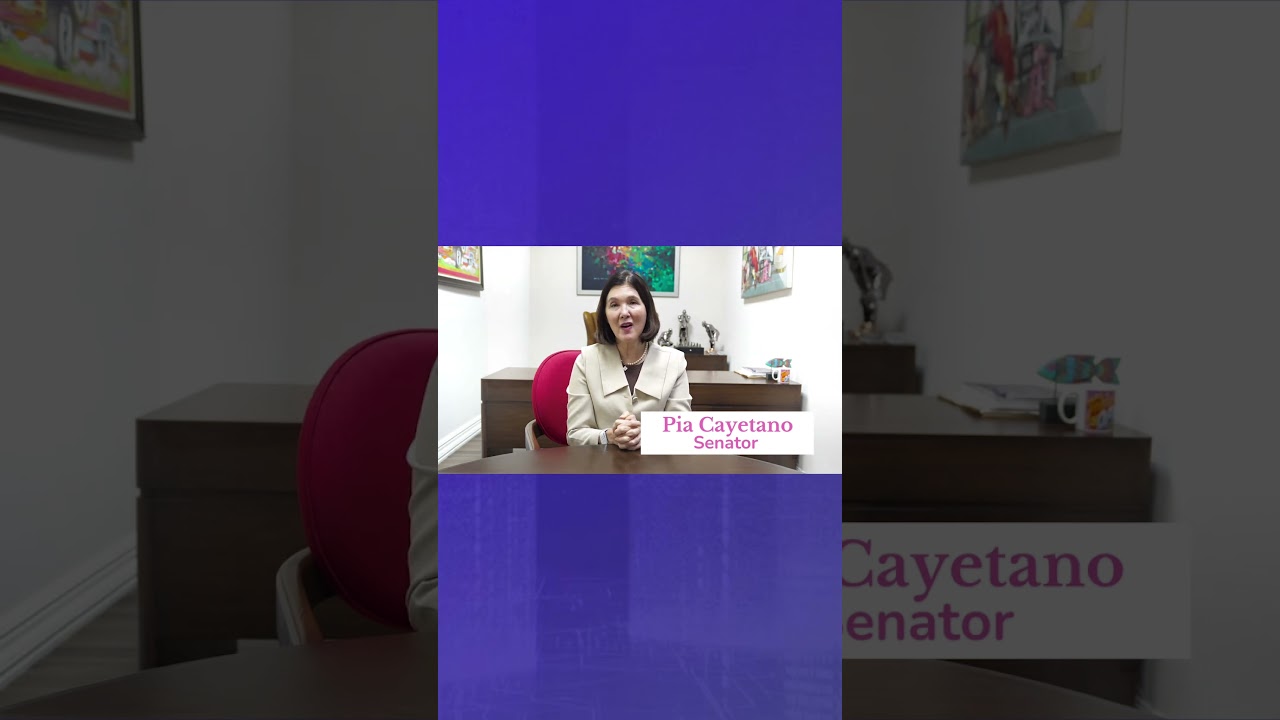 Senator Pia Cayetano Supports DPRM 2025!