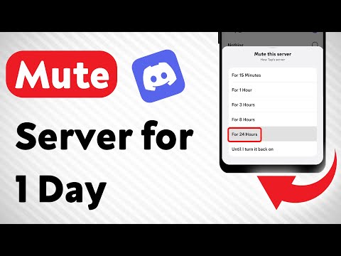 How to Mute a Discord Server for 1 Day on Mobile (Updated)