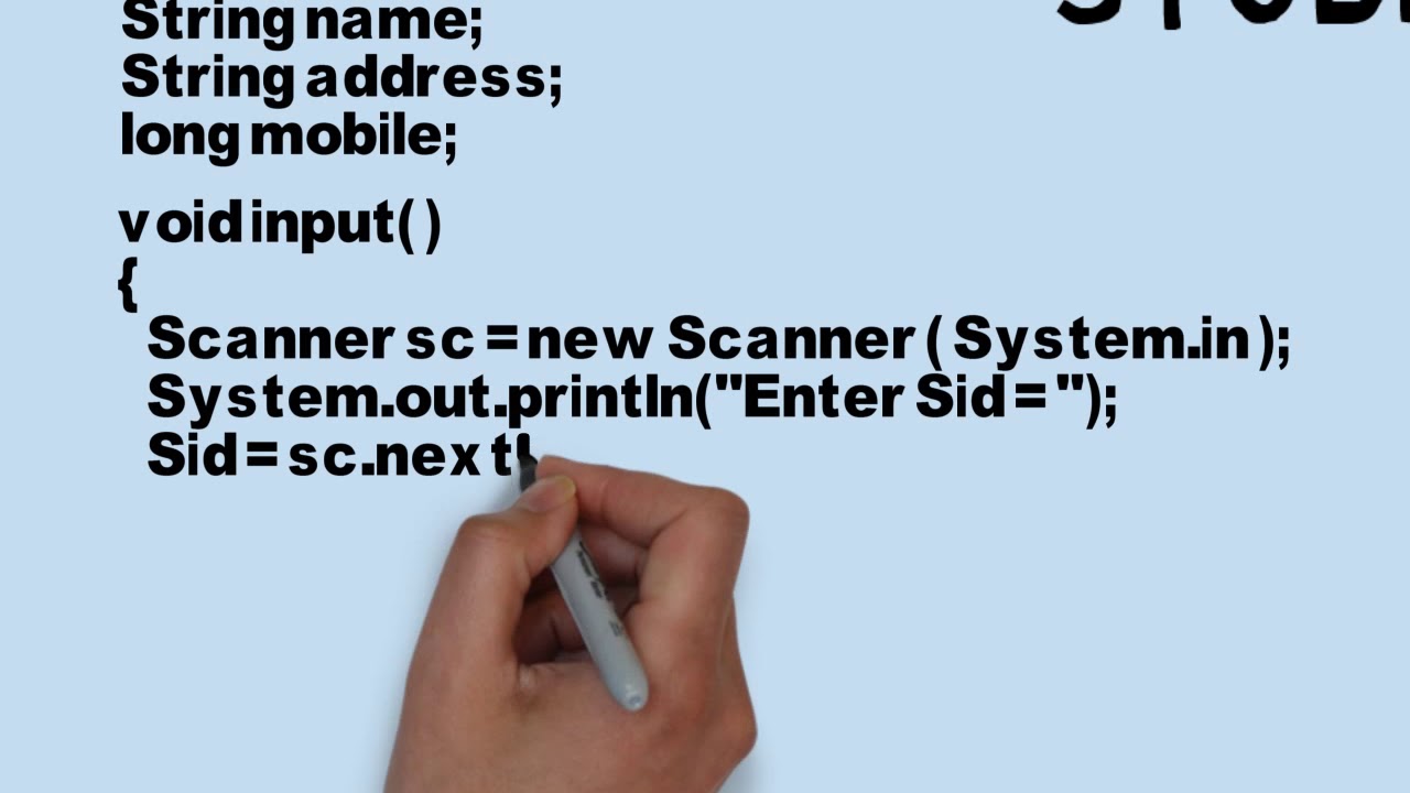Java Program to create Student Class, ICSE JAVA MADE EASY