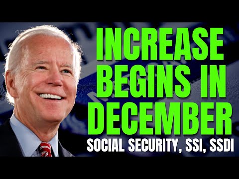SOCIAL SECURITY 2023 COLA INCREASE STARTS IN DECEMBER | SOCIAL SECURITY, SSI, SSDI