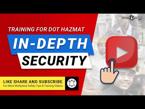 In-Depth Security Training for DOT HAZMAT from SafetyVideos.com