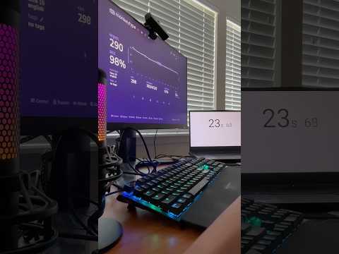 Speeding up my videos? #monkeytype #speedtyping #typing #keyboard #asmr