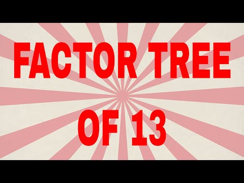Factor tree of 13|Prime factor tree