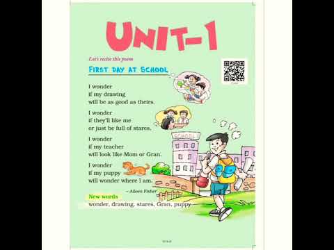 class 2 marigold ncert first day at school read aloud poem