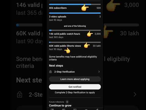 Youtube monetization New update 2023 / 👇🏻 500 subscribe // short youtube channel monetization on 3M.